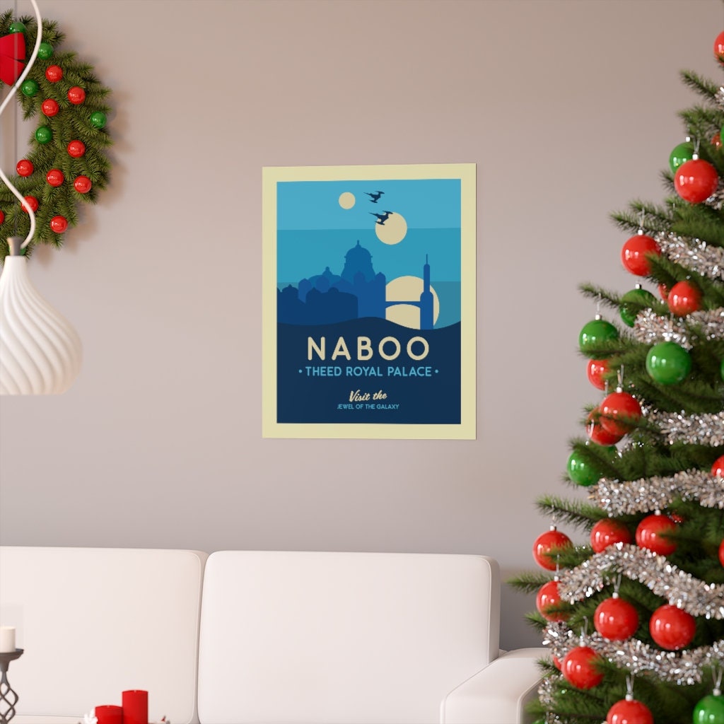 Star Wars Naboo Poster, Star Wars Galaxy Poster, Star Wars Naboo Art ...