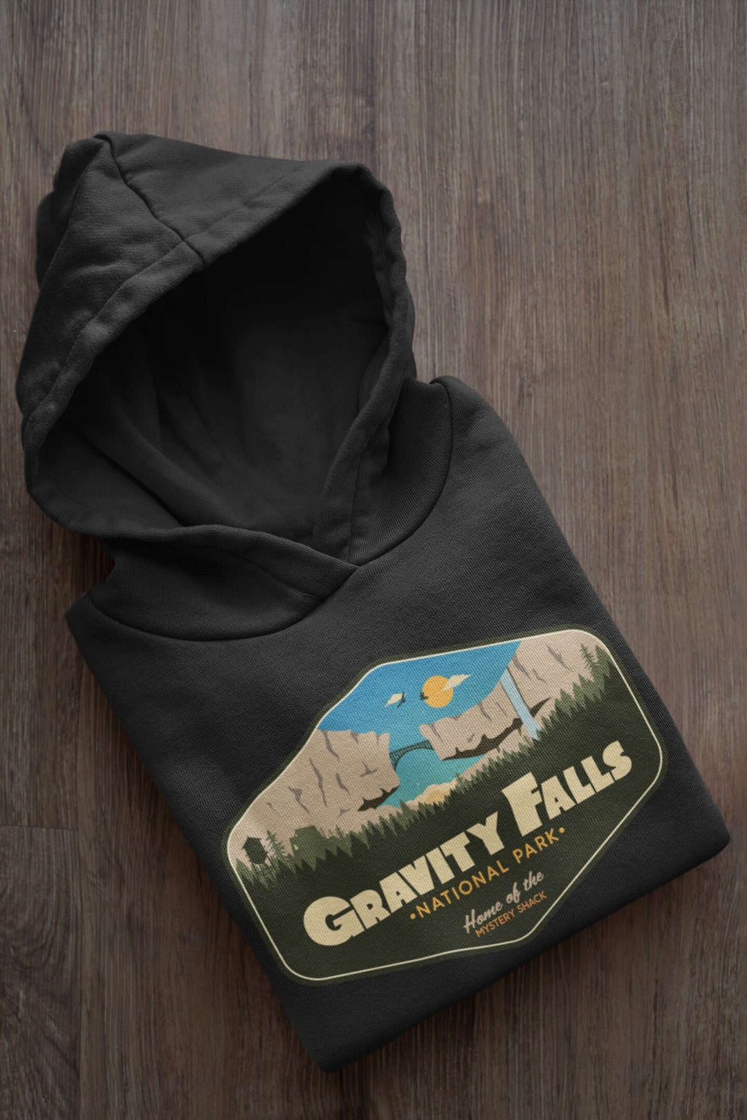 Gravity Falls National Park Hoodie, Gravity Falls Hoodie, Disney ...