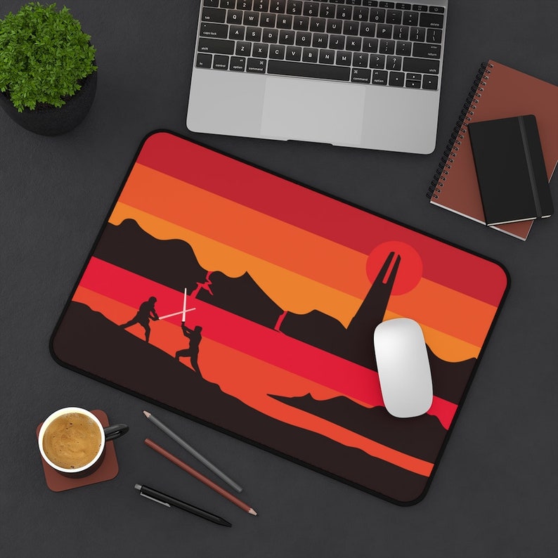 Star Wars Desk Mat Mustafar Desk Mat Star Wars Mouse Pad - Etsy