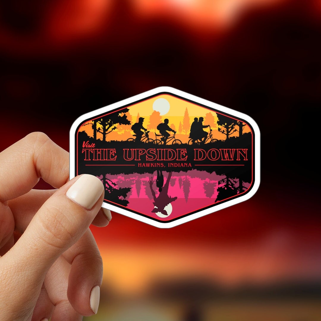 Stranger Things Stickers, Visit the Upside Down Sticker, Eleven Sticker ...