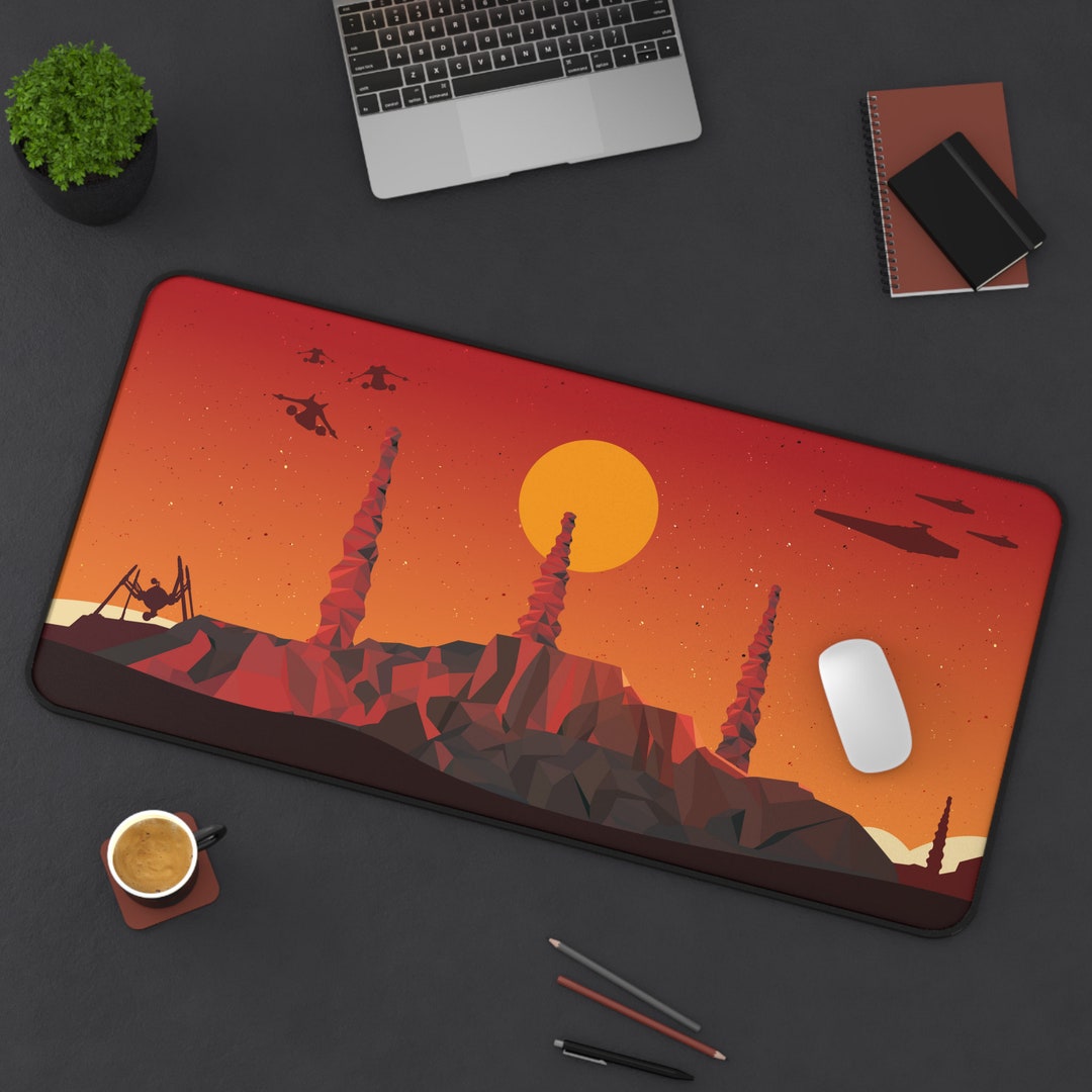 Star Wars Desk Mat | Geonosis Desk Mat | Star Wars Mouse Pad | Star ...