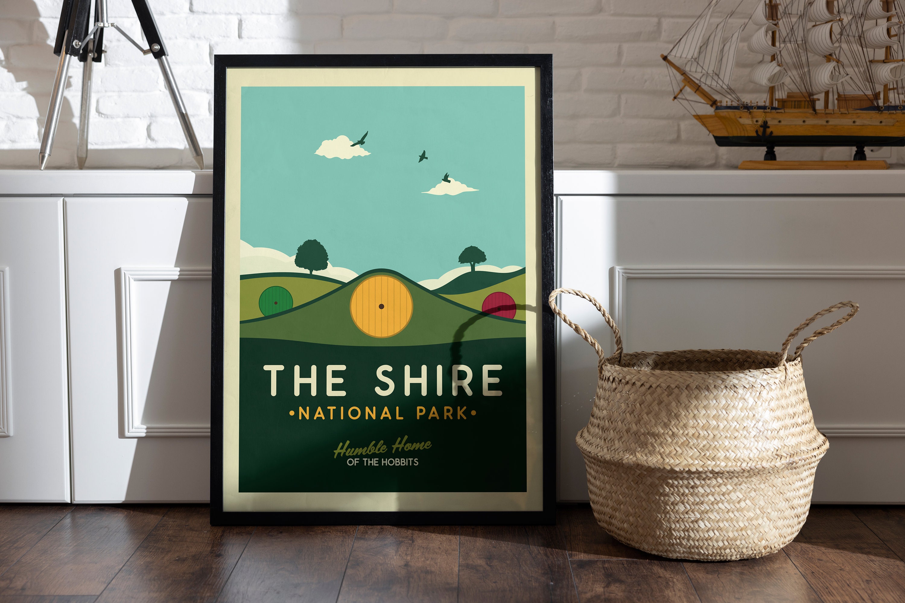 The Shire Poster, the Shire National Park Poster, Lord of the Rings ...