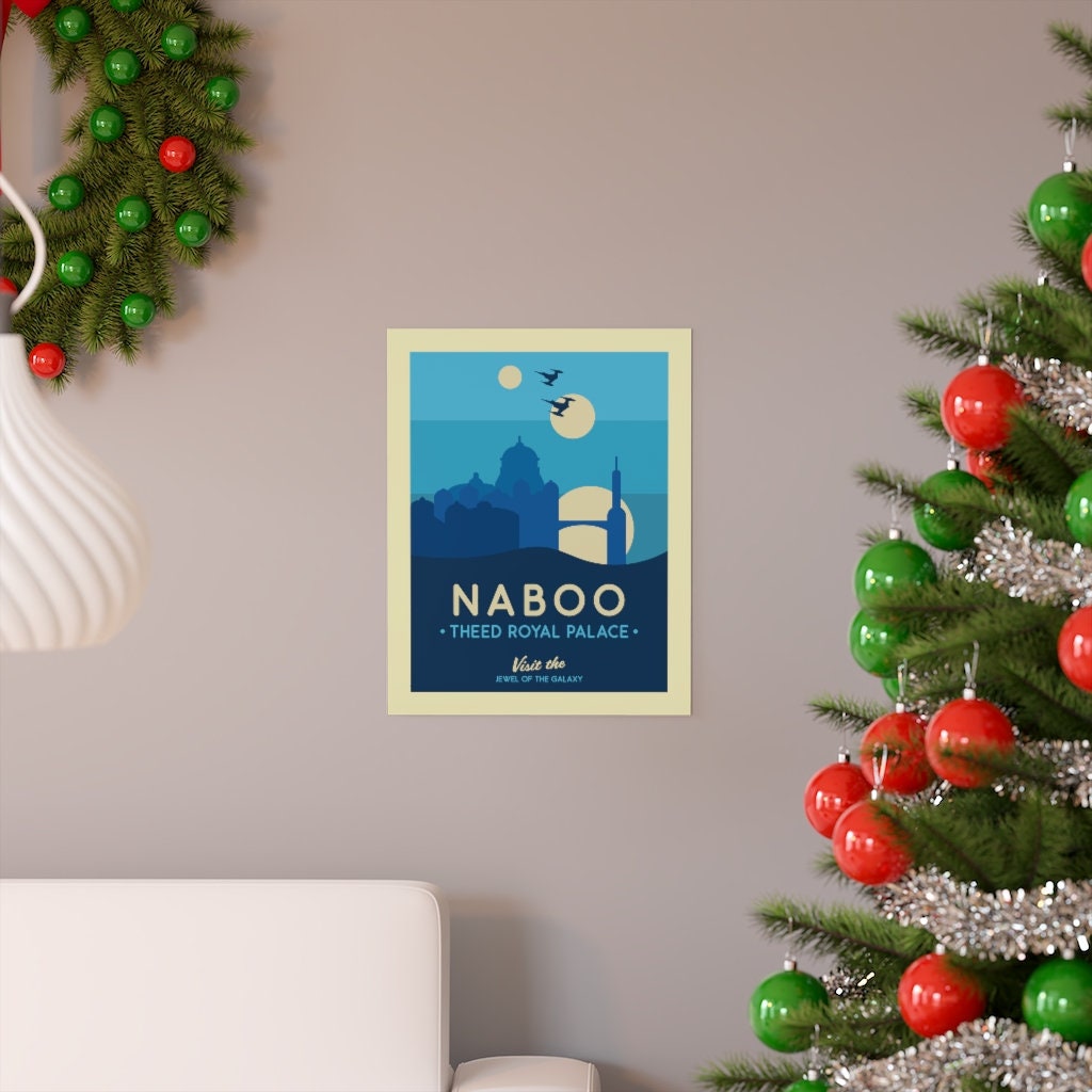 Star Wars Naboo Poster, Star Wars Galaxy Poster, Star Wars Naboo Art ...