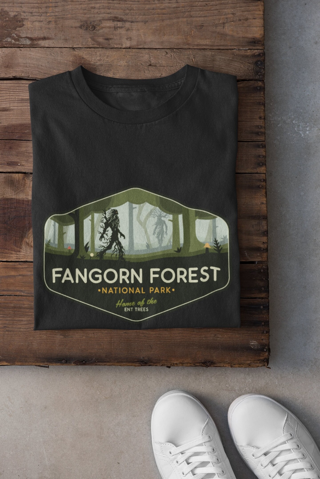 Forest National Park T-shirt, Mythical Landscape Shirt, Unisex, Fantasy ...