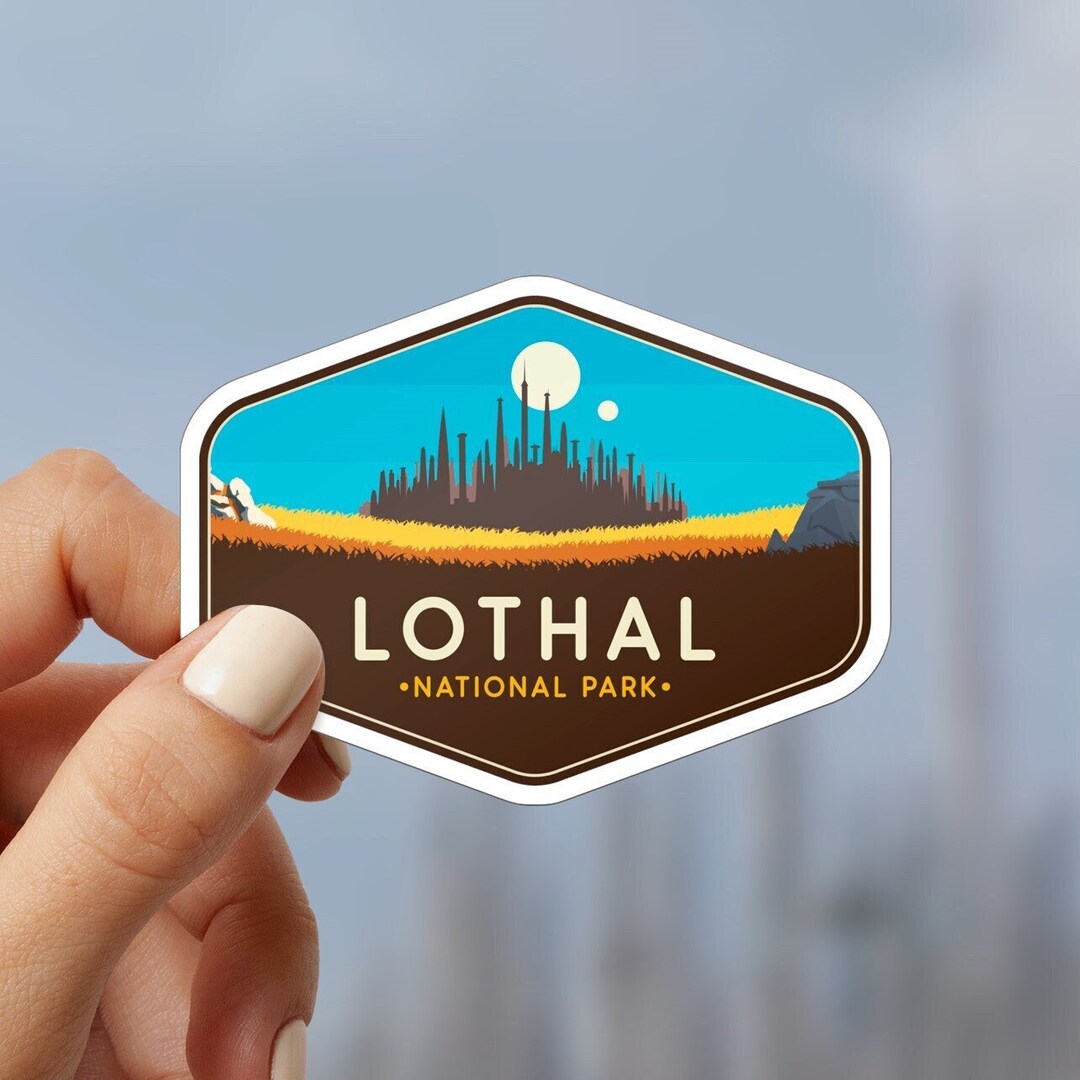 Star Wars Stickers, Lothal National Park Sticker, Starwars Stickers ...