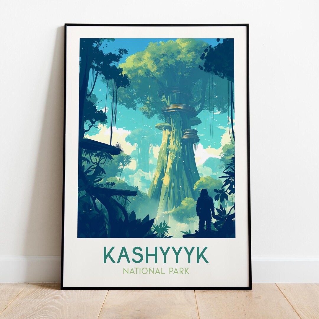 Kashyyyk National Park Poster: Star Wars Travel Art Print - Etsy