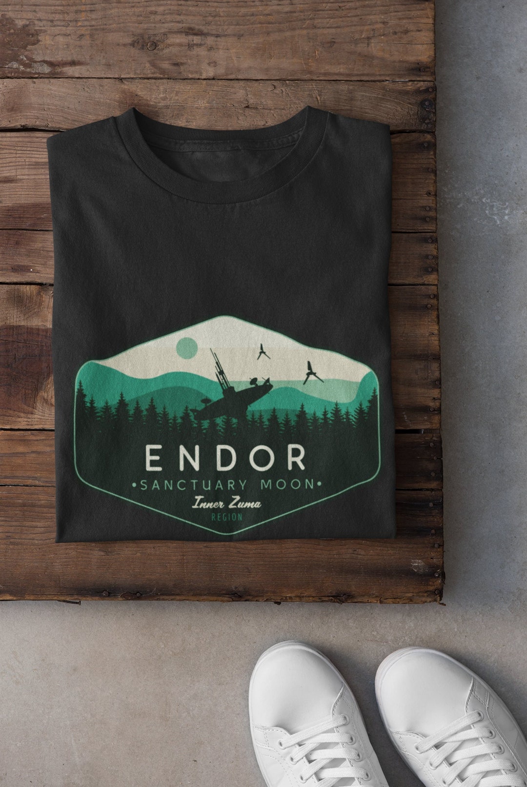 Star Wars T Shirt, Endor Forest T-shirt, Men's & Women's Shirt, Star ...