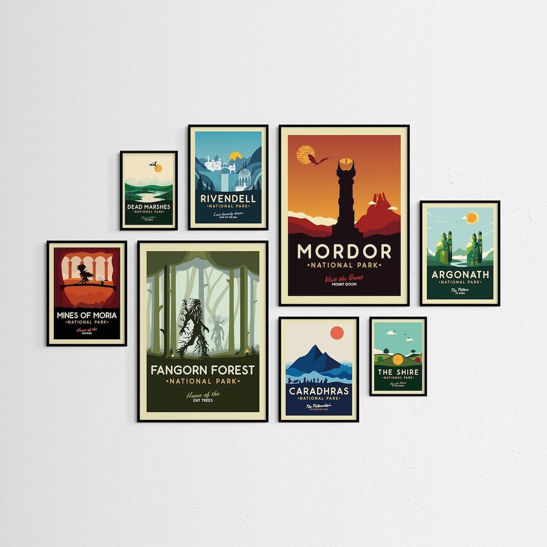 Lord of the Rings Posters, Middle Earth Posters, LOTR Posters, LOTR ...