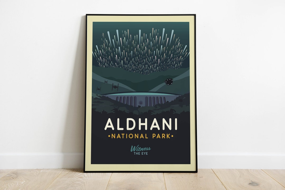 Star Wars Andor Poster, Aldhani Travel Poster, Star Wars Galaxy Posters ...