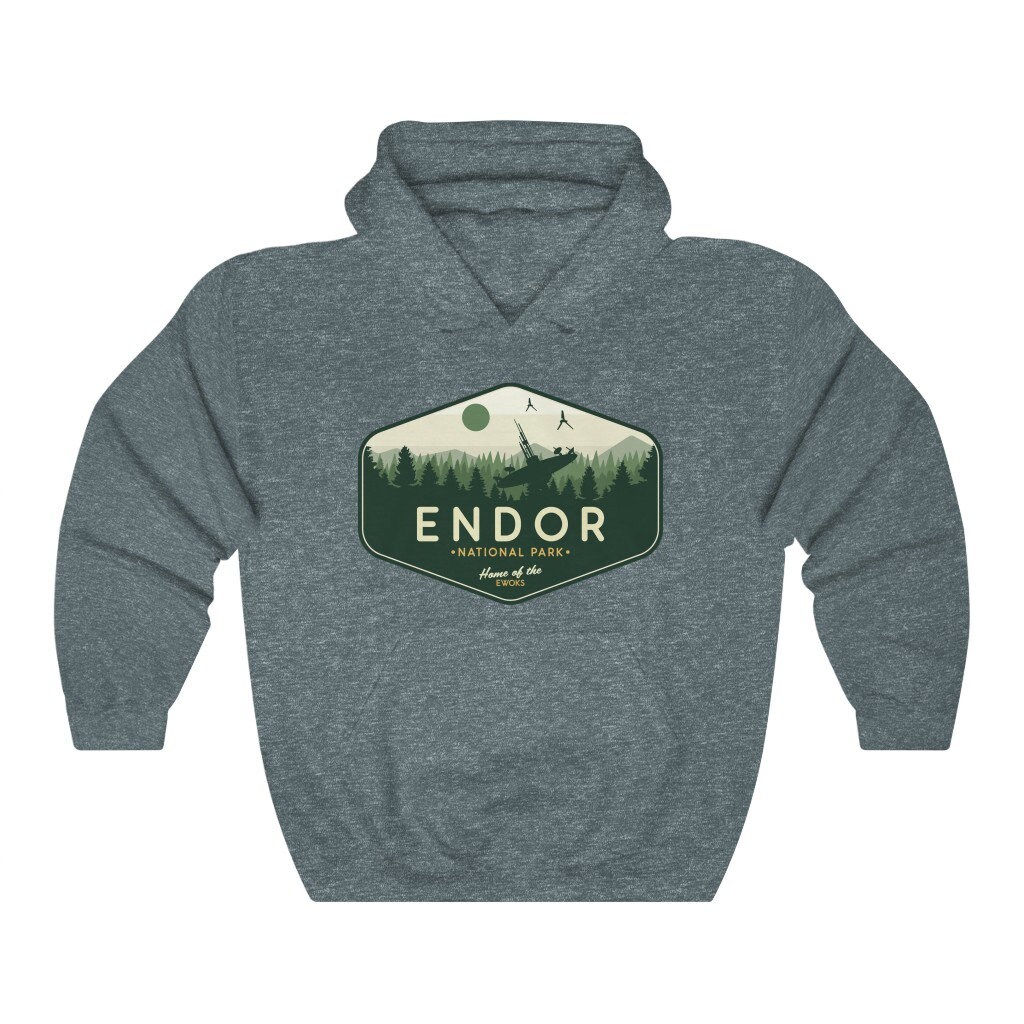 Star Wars Hoodie, Endor National Park Hoodie, Star Wars Geek Parody ...