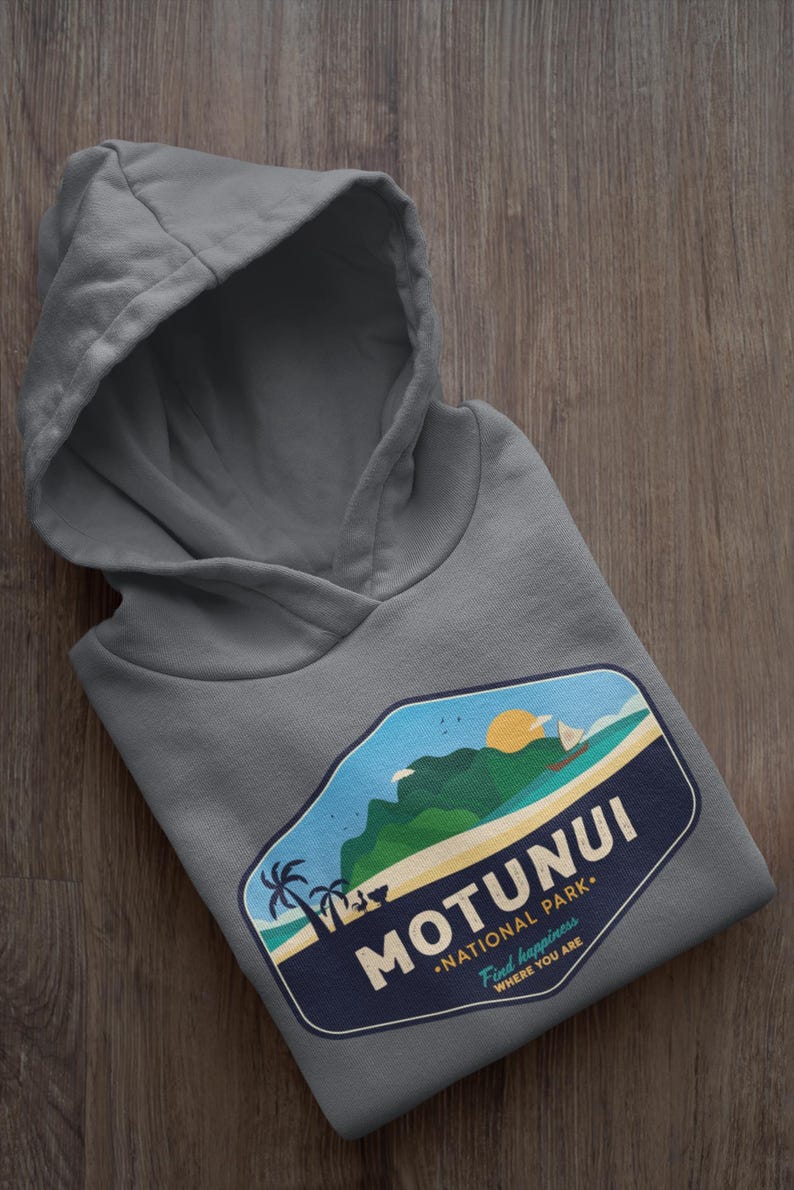 Disney Moana Hoodie, Motunui National Park Hoodie, Moana Sweatshirt ...