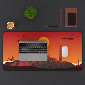Star Wars Desk Mat | Geonosis Desk Mat | Star Wars Mouse Pad | Star ...