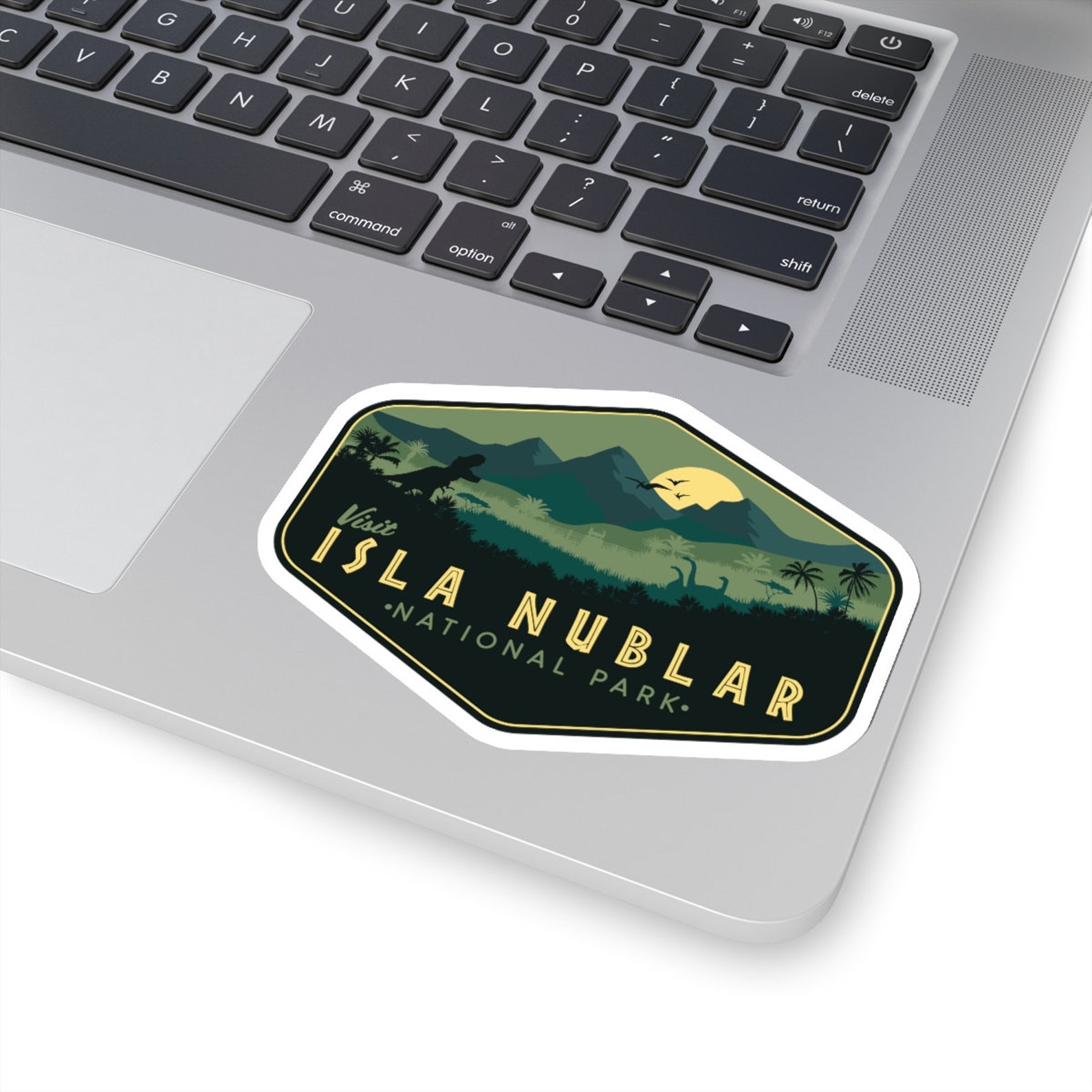 Jurassic Park Sticker Jurassic Park Isla Nublar Sticker - Etsy