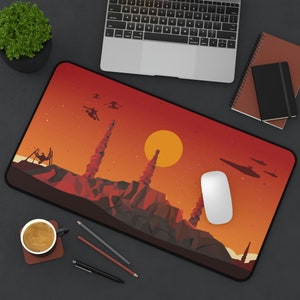 Star Wars Desk Mat | Geonosis Desk Mat | Star Wars Mouse Pad | Star ...