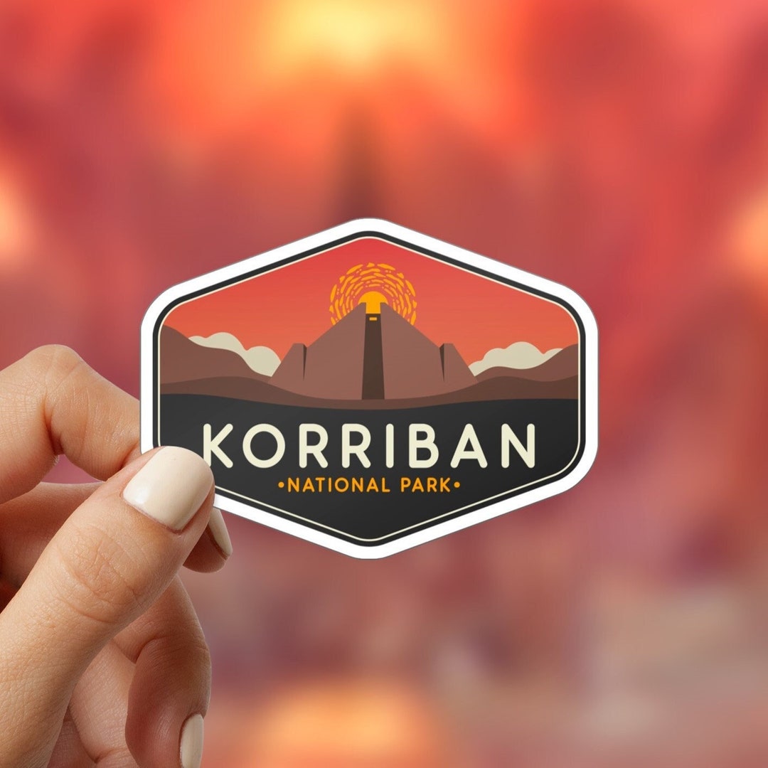 Star Wars Stickers, Korriban National Park Sticker, Starwars Stickers ...