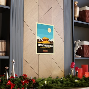 Radiator Springs Travel Poster, Disney CARS Poster, Disney Cars Wall ...