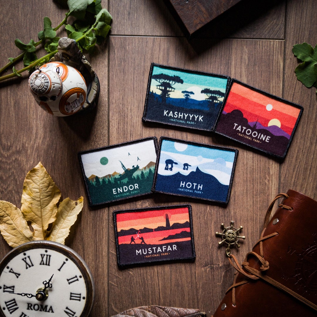 Star Wars National Park Iron-on Patches, Star Wars Iron on Patches ...