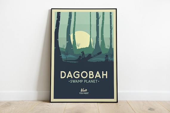 Star Wars Dagobah Swamp Planet Poster Star Wars Galaxy - Etsy