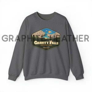 Gravity Falls National Park Sweatshirt, Mystery Shack Crewneck - Etsy