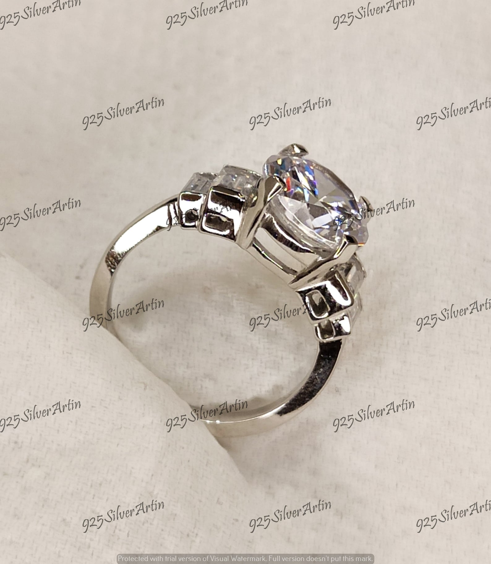 Titanic Jewellery 2.30ct White Round Cut Diamond Engagement - Etsy