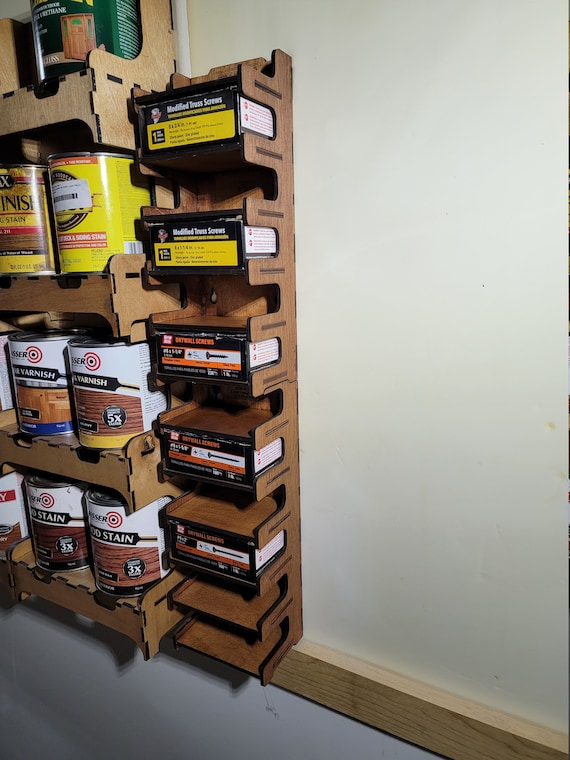Screw box organiser store