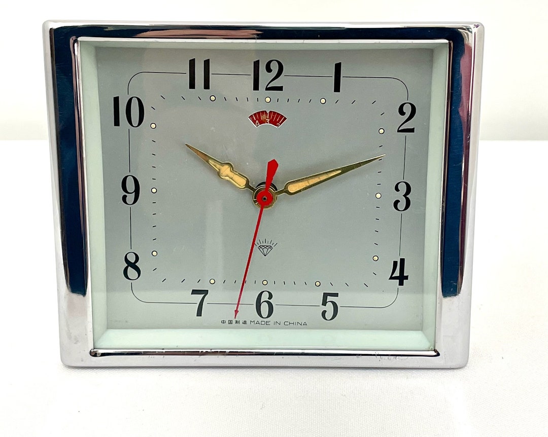 Vintage Table Clock Wake up China 70's - Etsy