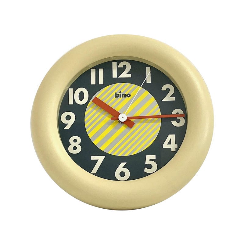80s Wall Clock - Etsy