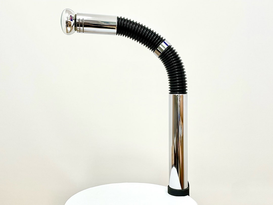 Chrome Clamp Lamp Flexible Neck Table Lamp Vintage Lamp - Etsy