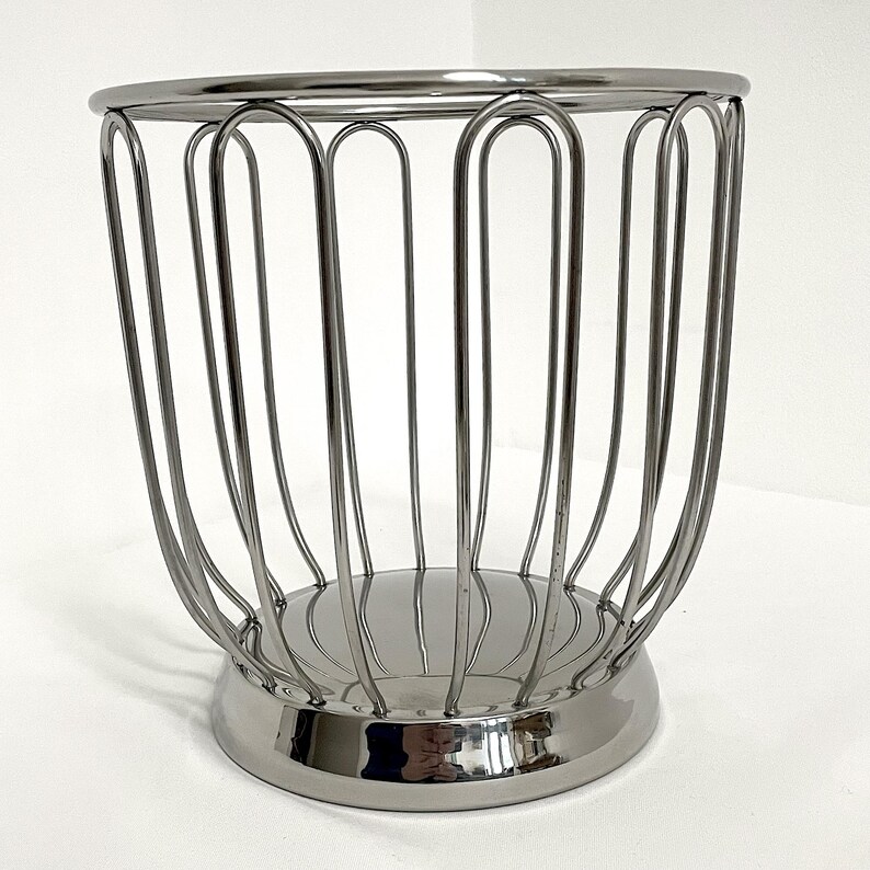Cesta de fruta vintage o cuenco para cítricos, diseño italiano, Alessi ...