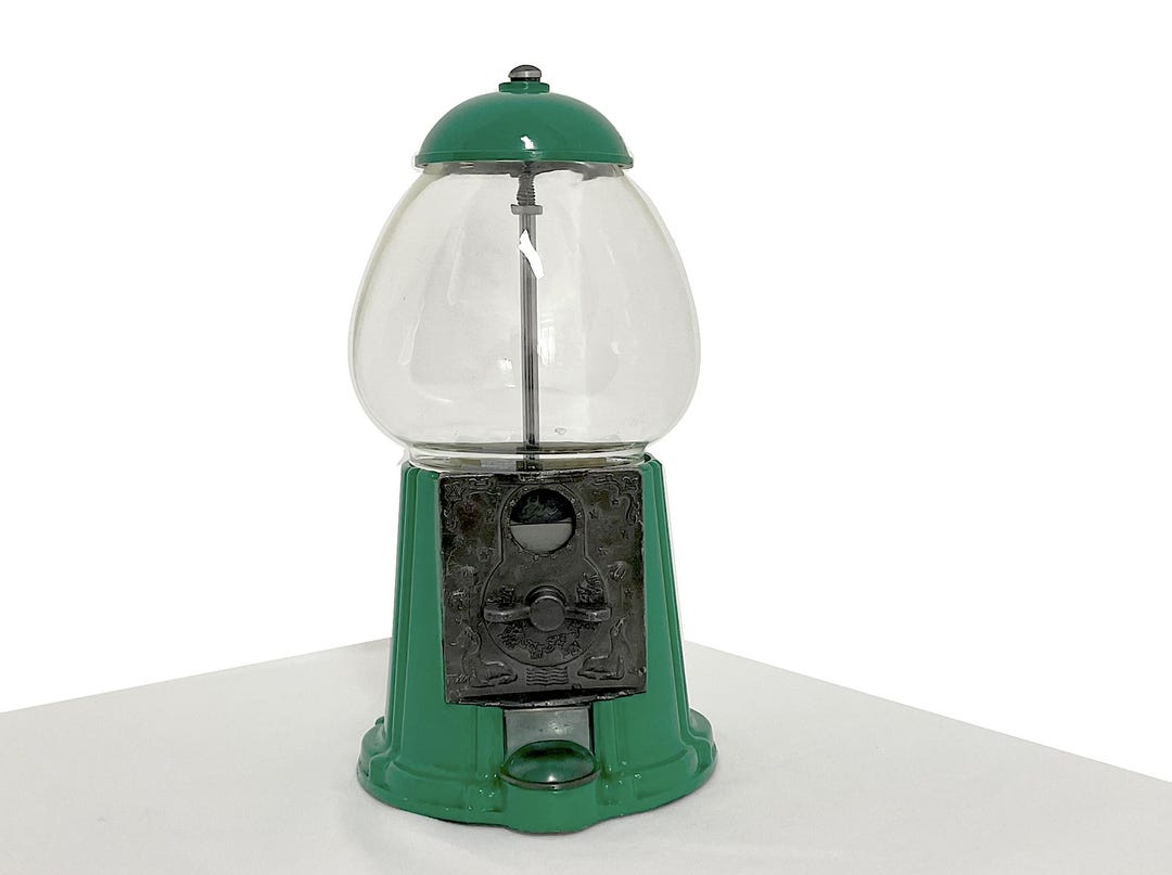 Vintage Gumball Machine, Retro Candy Dispenser Made in Taiwan in 80s ...