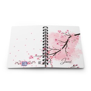 Cherry Blossom Tree Journal - Spiral Bound Journal/notebook - Etsy