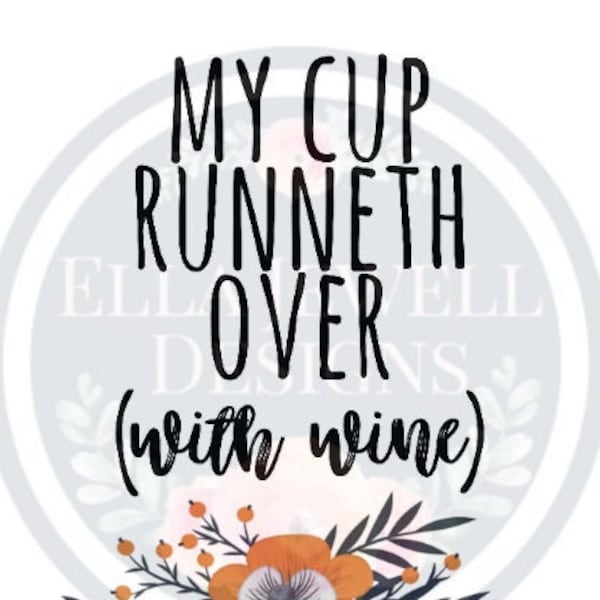 My Cup Runneth Over - Etsy