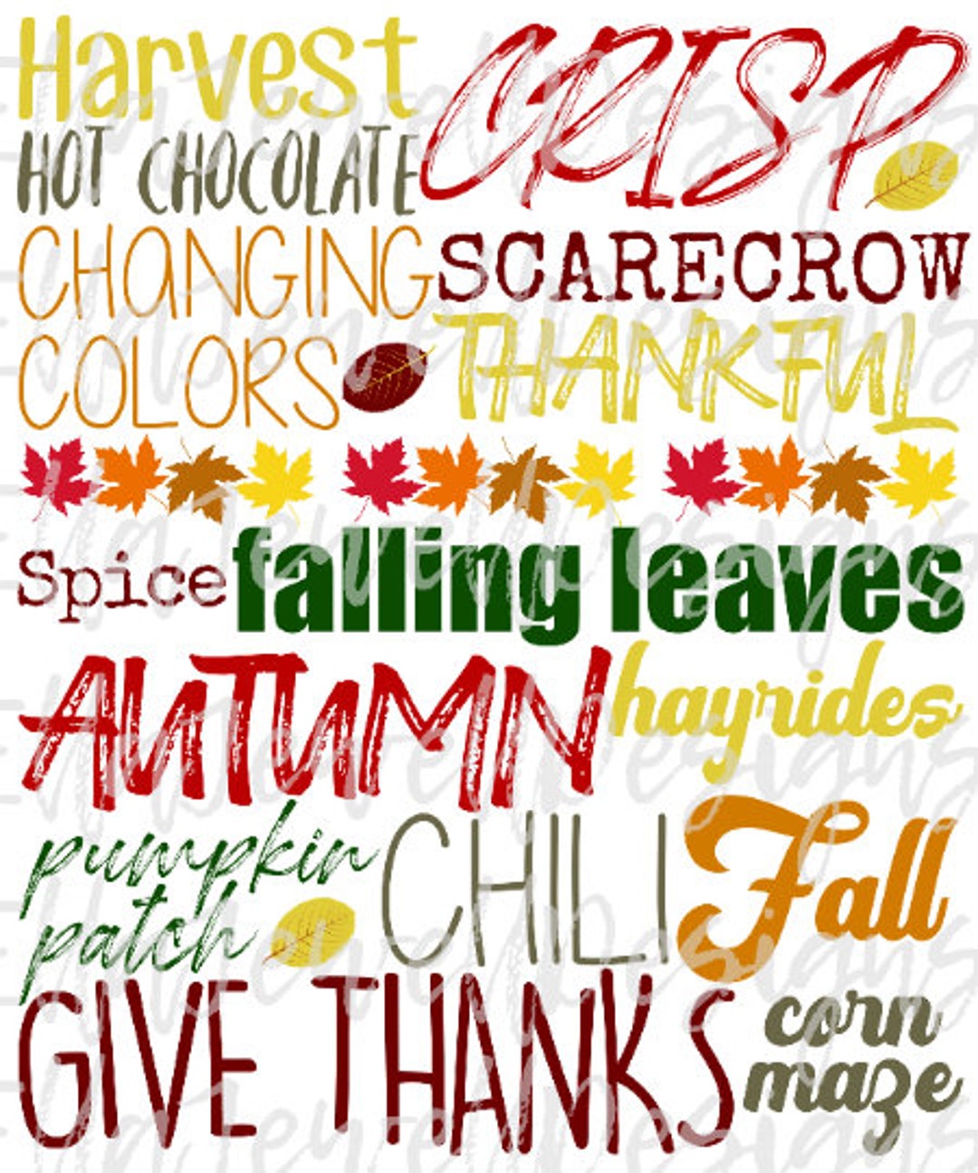All About Fall Autumn Leaves Bonfires Smores Red Orange Yellow Brown ...
