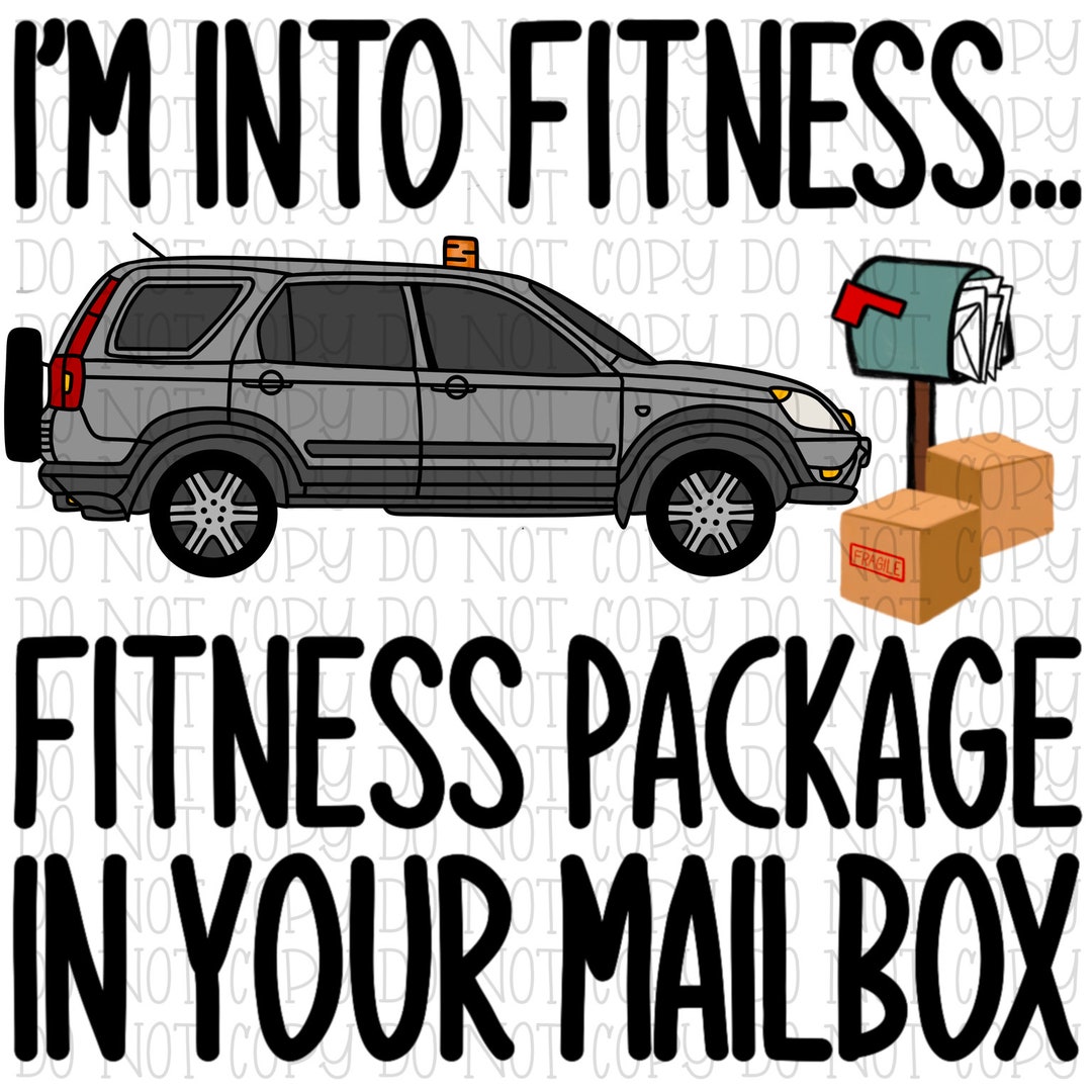 I'm Into Fitness Fitness Package in Your Mailbox Mail - Etsy