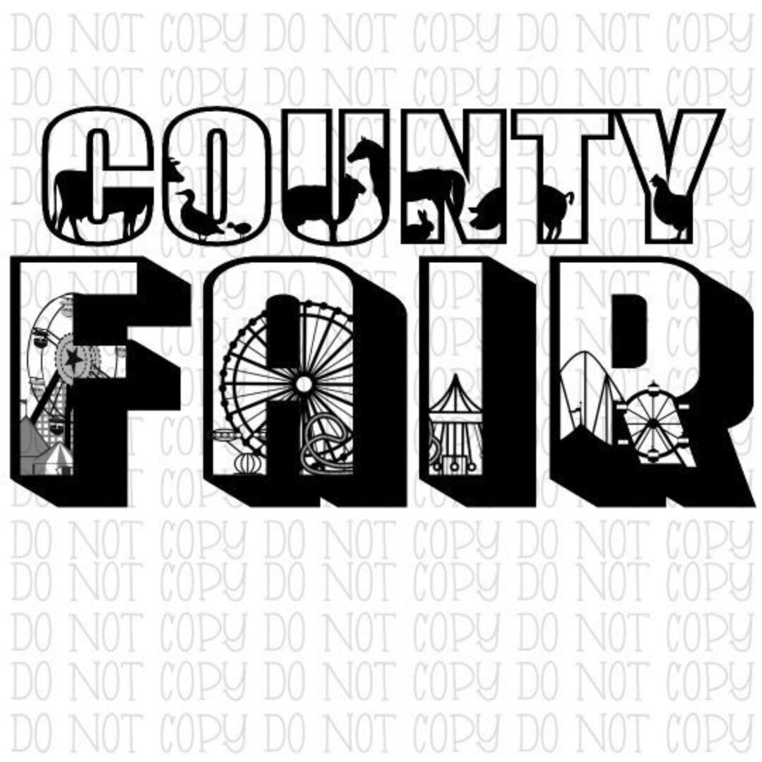 County Fair Rides Circus Silhouette Digital Download Instant - Etsy