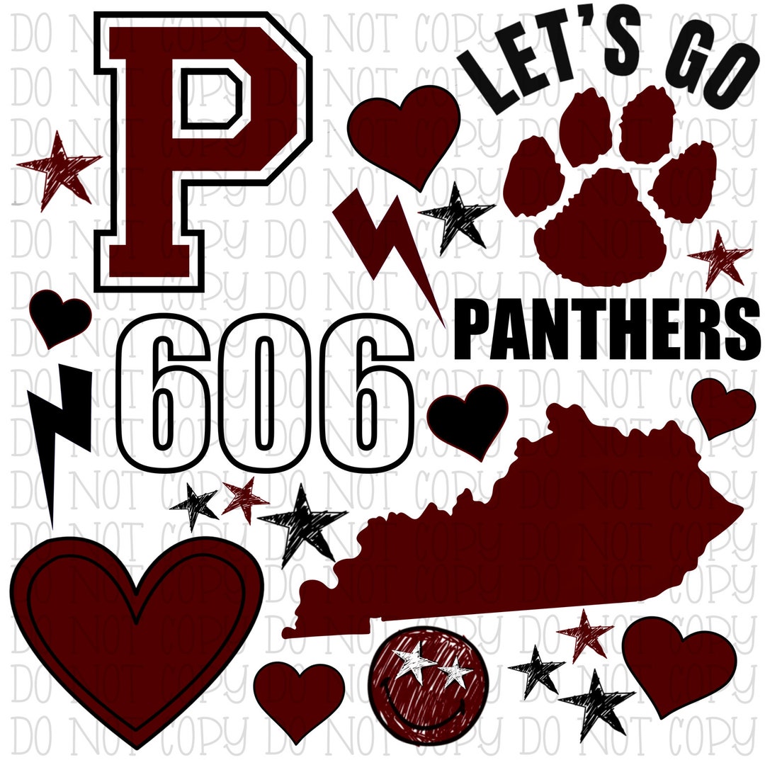 Pikeville Panthers - Kentucky - Scatter - School Sports Team - Digital ...