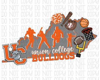 Union Bulldogs Png - Etsy