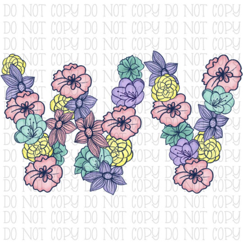 West Virginia Floral Pastel Flowers WV State Digital Download - Etsy