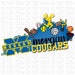 Morgan Cougars All Sports Kentucky Ky Yellow Blue School Sports Team ...