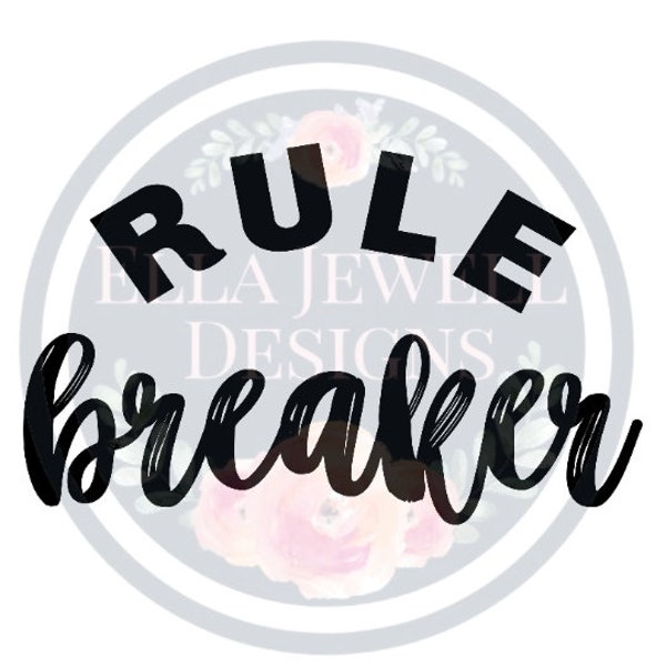 Rule Breaker - Etsy