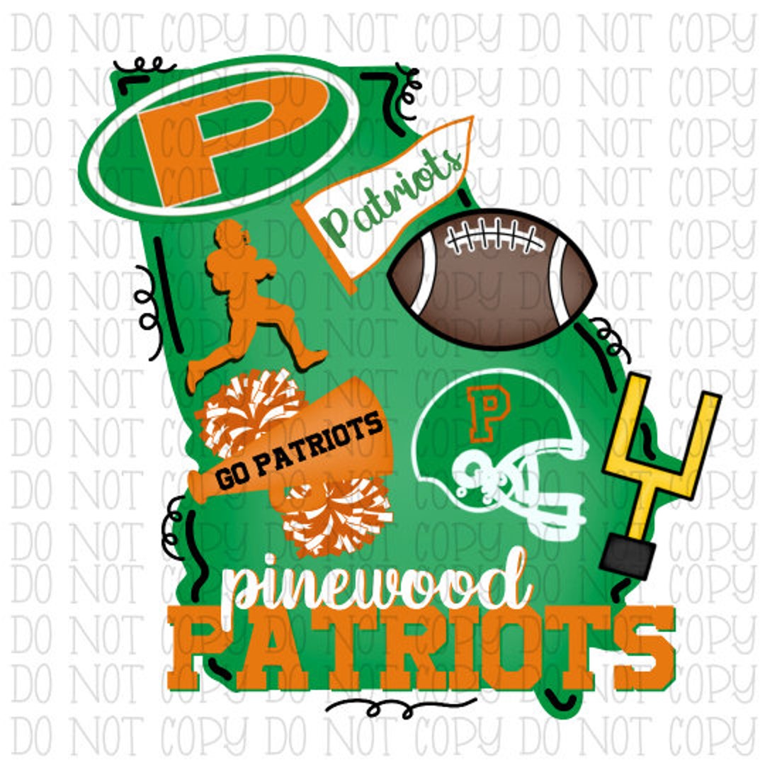 Pinewood Patriots Georgia - Orange and Green - School Sports Team ...