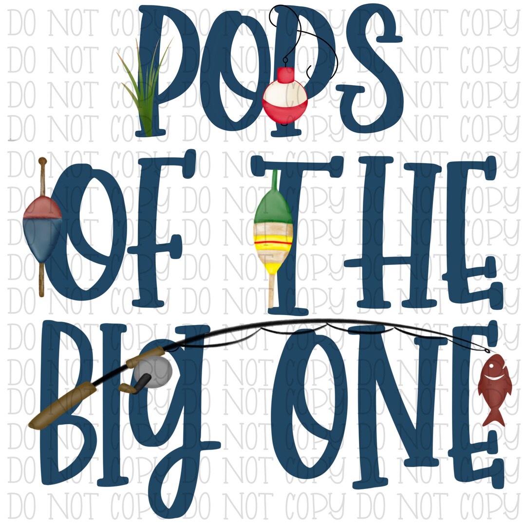Pops of the Big One - Oh-fish-ally - Fishing - Lures - Kids - Birthday ...