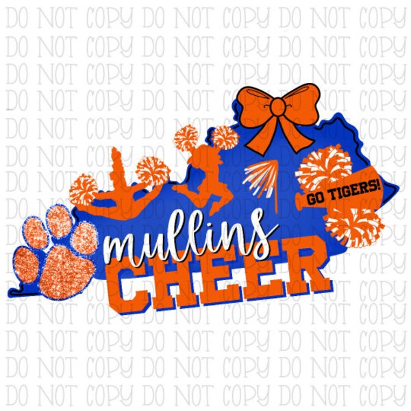 Cheer Orange and Blue - Etsy