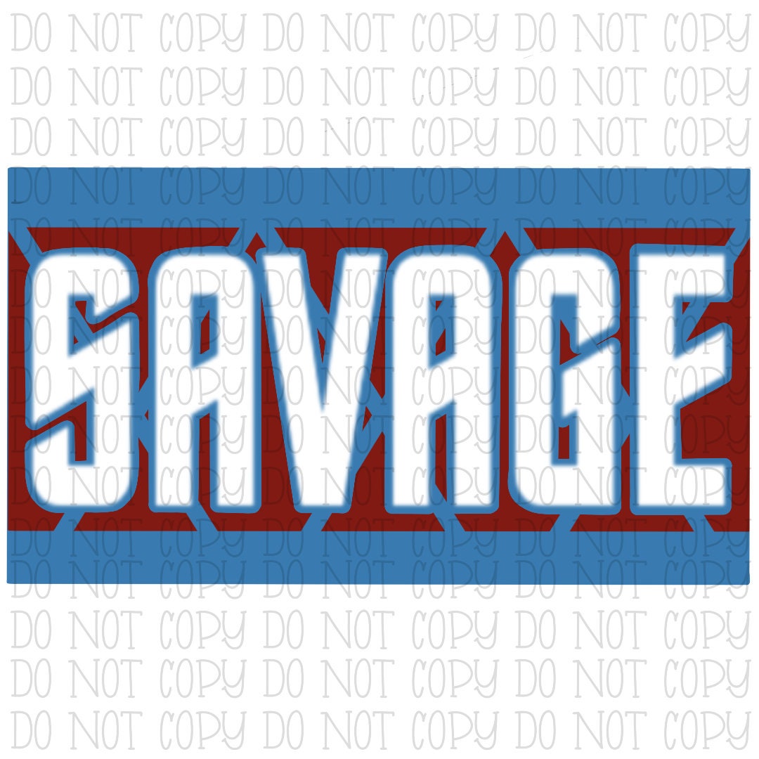 Savage Baseball - Blue and Red - West Virginia - School Sports Team ...