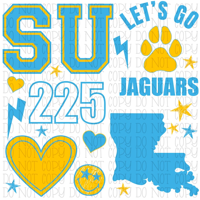 Southern University Jaguars - Etsy