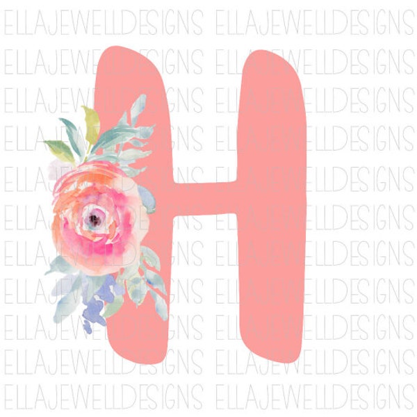 Letter H Monogram - Etsy