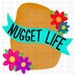 Nugget Life - Chicken Nugget - Flowers - Cute - Kids - Digital Download ...