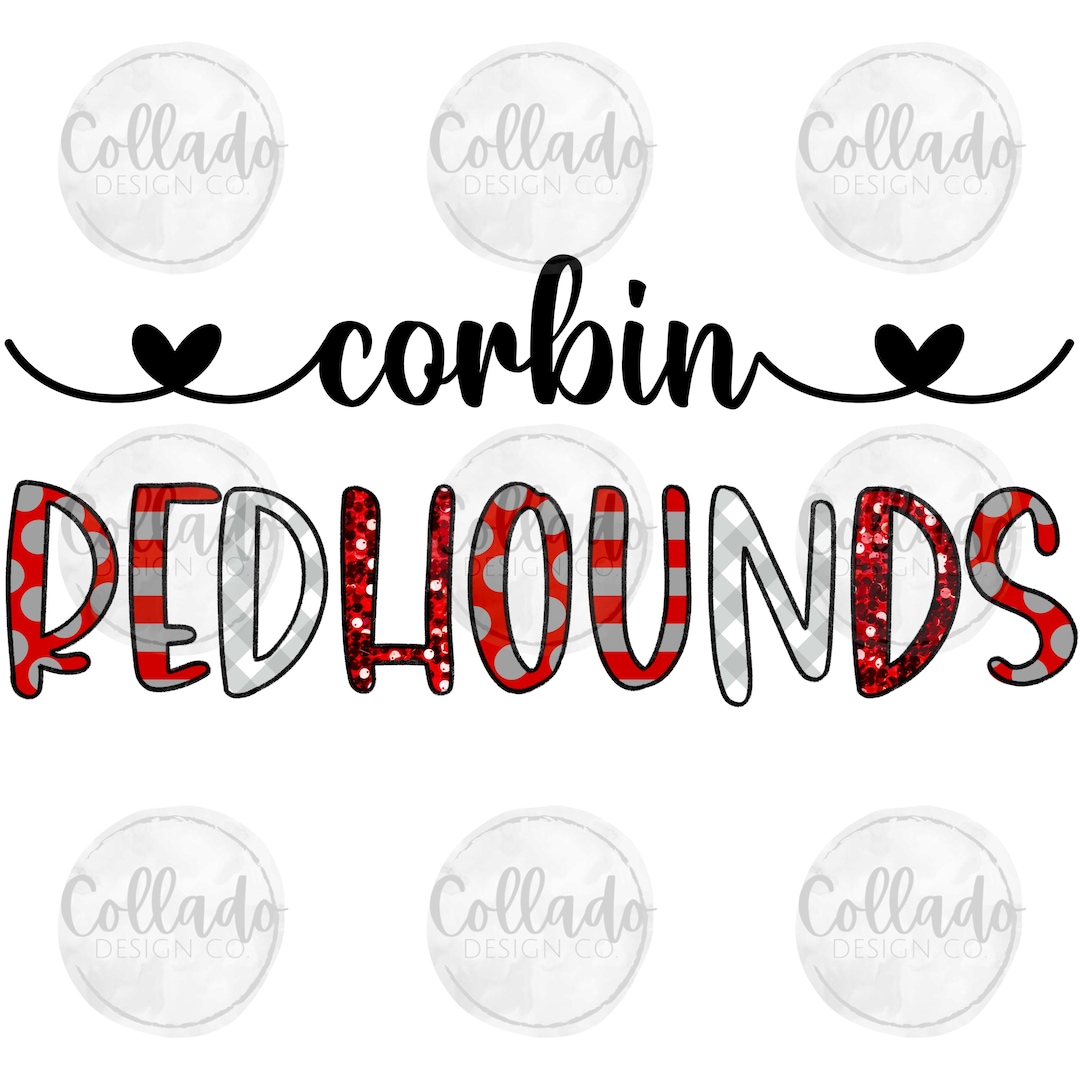 Corbin Redhounds PNG: Kentucky School Team Spirit (digital Download) - Etsy