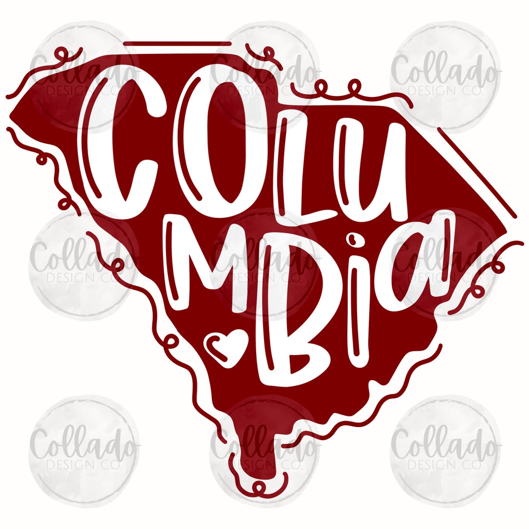 Columbia South Carolina Gamecocks Colors Maroon and White School Sports ...