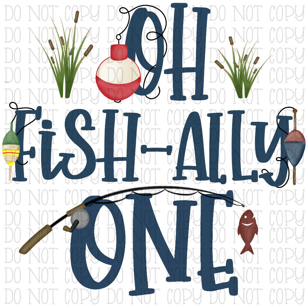 Oh Fish-ally One 1 - Fishing - Lures - Kids - Birthday Party ...